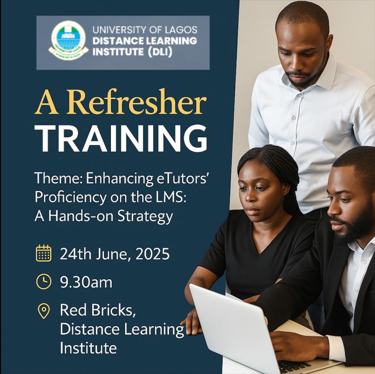 LMS Proficiency Training – University of Lagos Distance Learning Institute